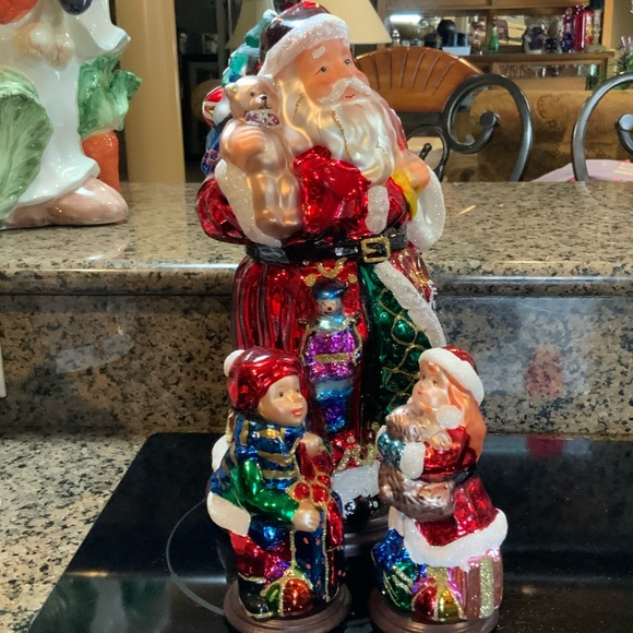 Thomas Pacconi | Holiday | Thomas Pacconi Classics Blown Glass Santa ...